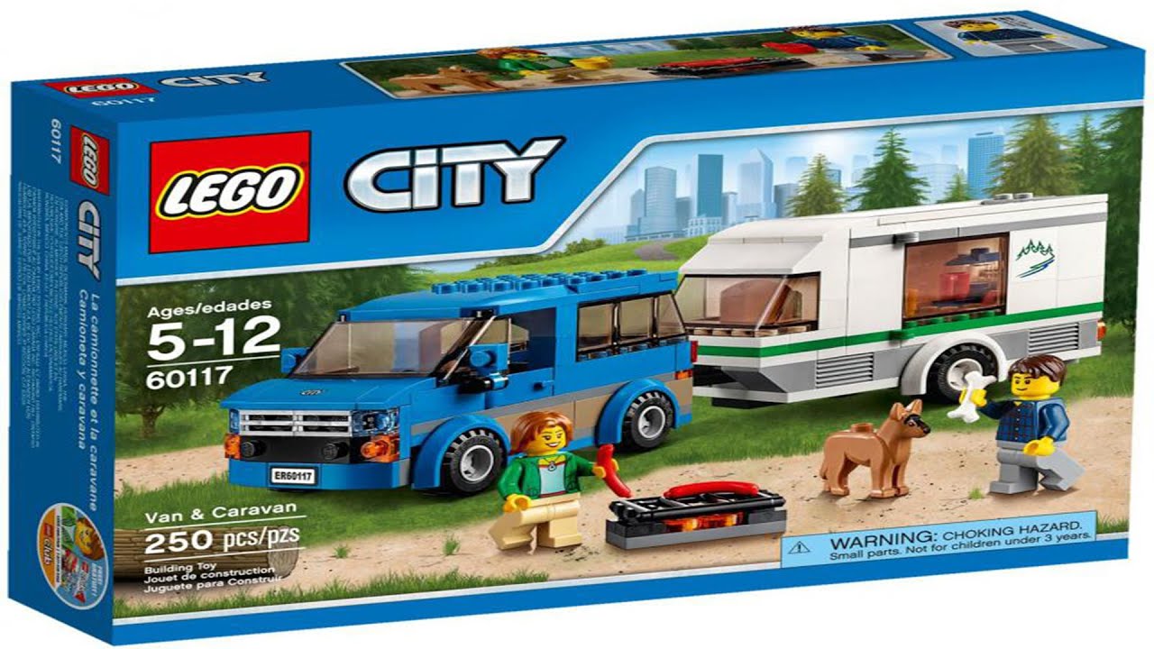 Lego City 60117 Van & Caravan - Lego Speed Build - YouTube