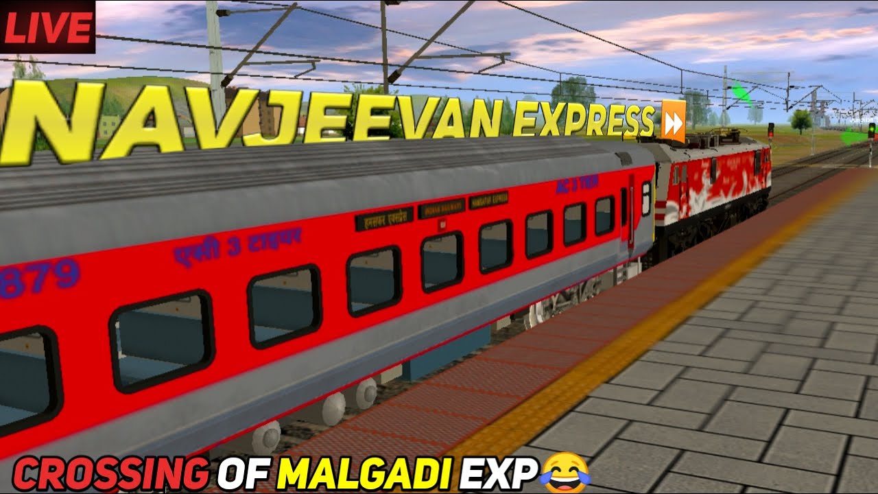 🔥LIVE NAVJEEVAN EXPRESS⏩SUPERFAST TRAIN IN WORLD🔥 - YouTube
