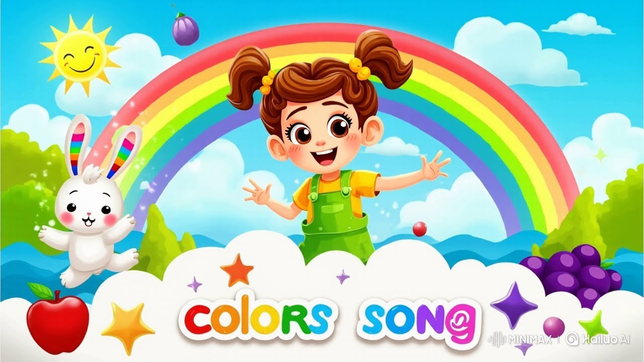 Memorize colors name with this song | Colors song name | Fun rhymes # ...