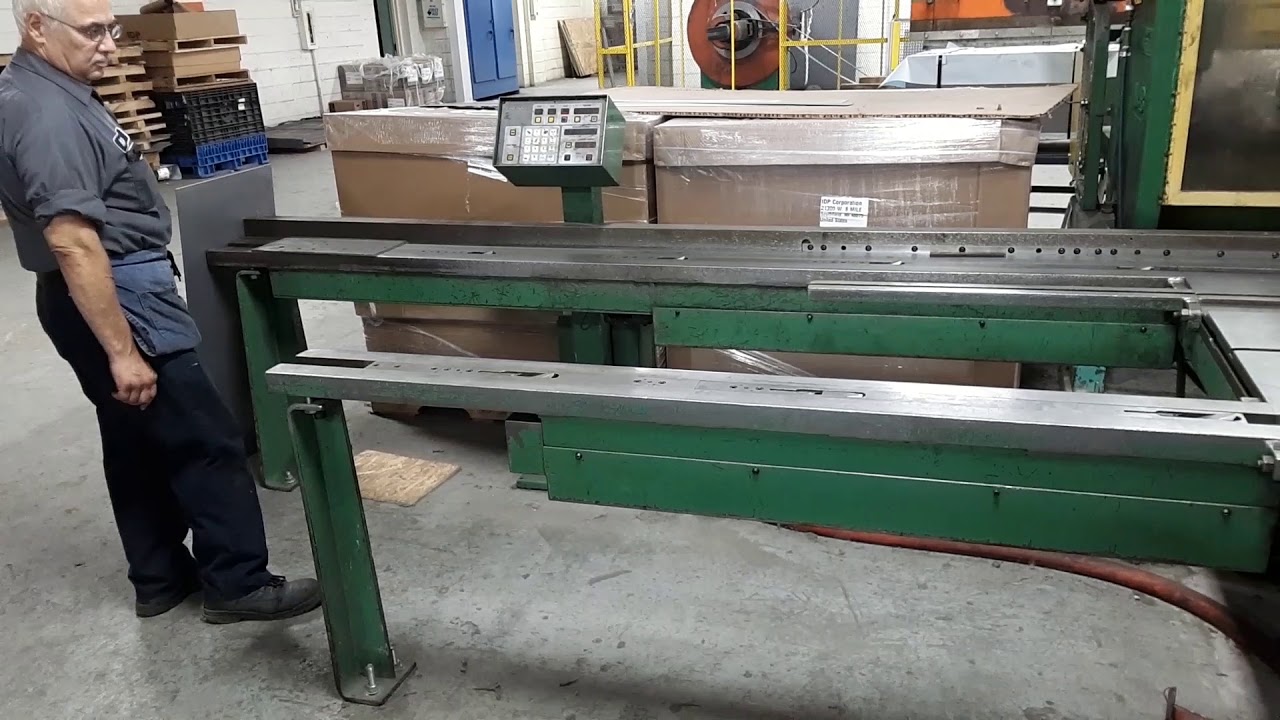 10’ X ¼” CINCINNATI #1810G SHEAR WITH FRONT GAUGE: STOCK #11334 - YouTube