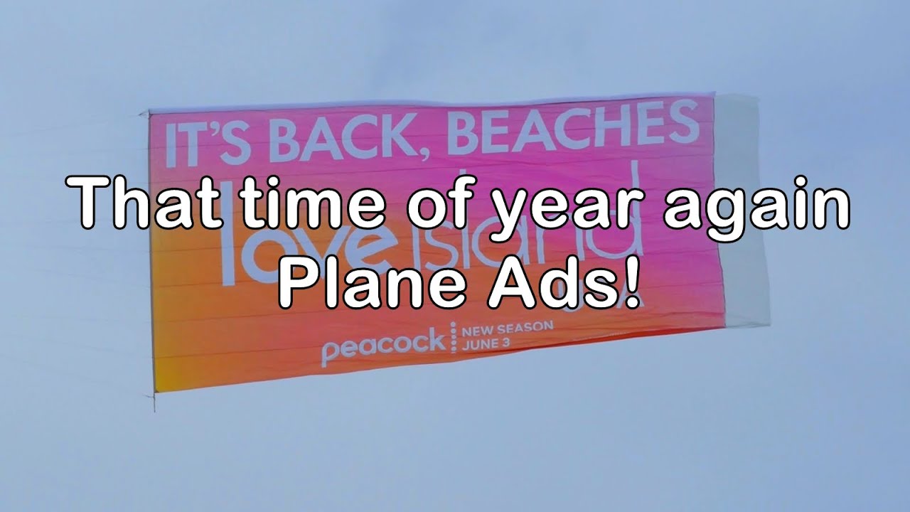 Plane Ads 2025! Did you see any of these flying over head? - YouTube