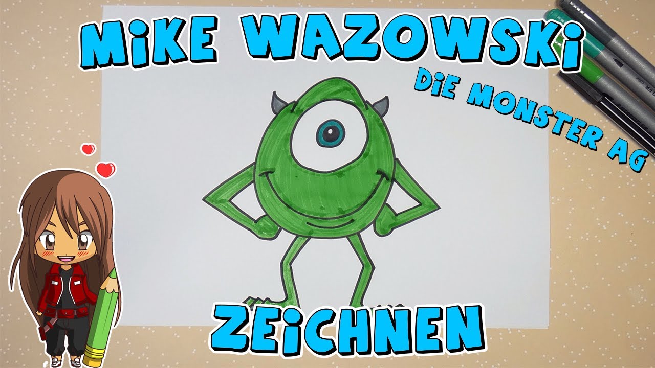 Mike Die Monster Ag Zeichnung