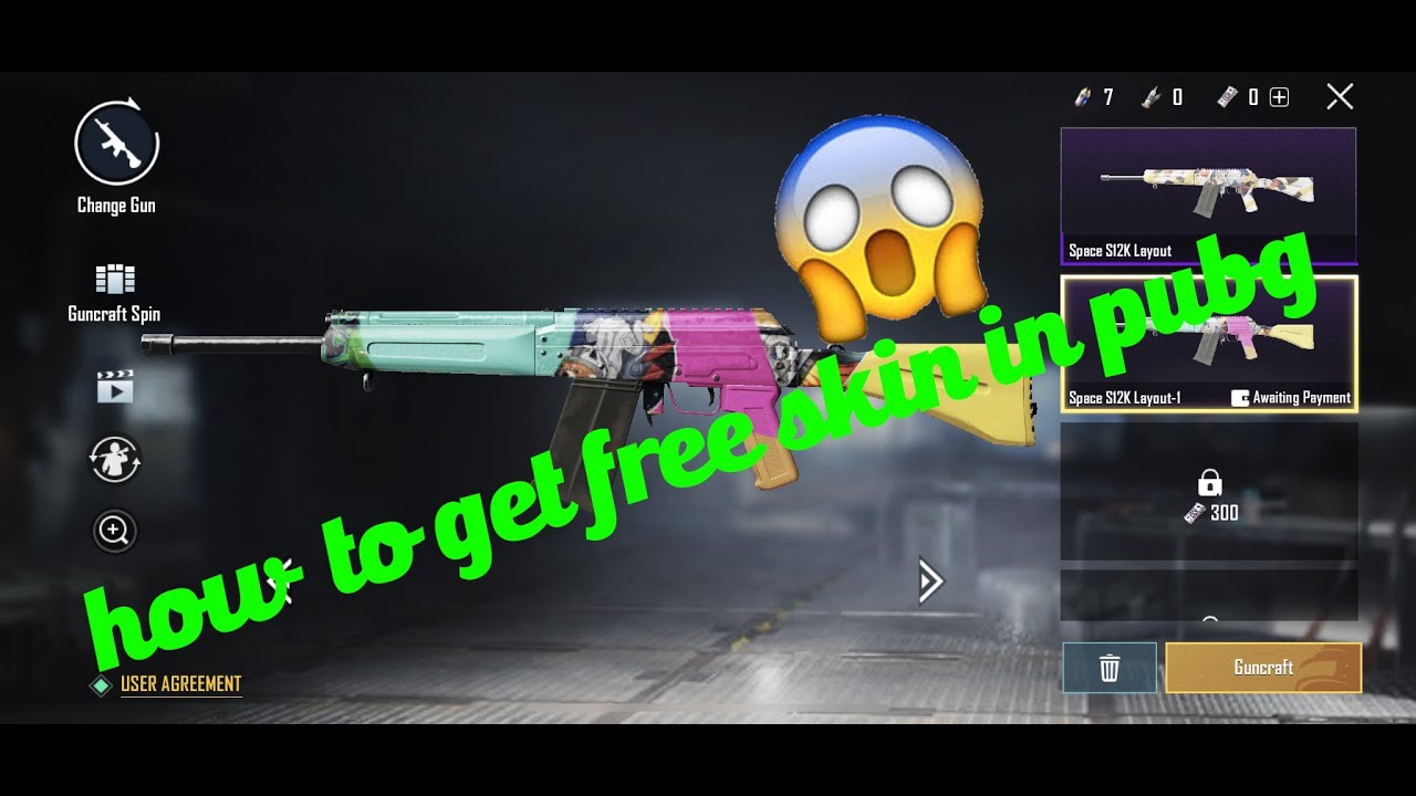 How To Get S12K Free skin in pubg mobile - YouTube