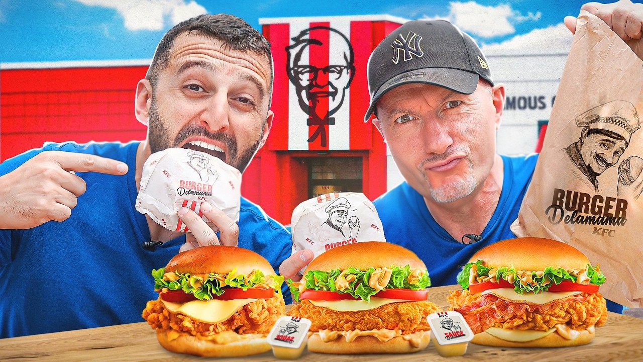 On goûte tous les burgers de Mister V ! - YouTube