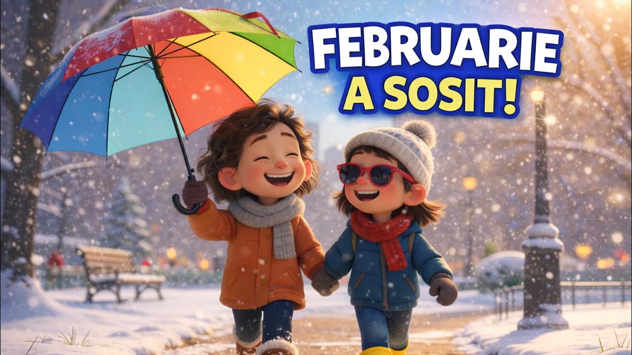 Februarie a Sosit! | Cântec Vesel pentru Copii | Învățăm Lunile Anului ...