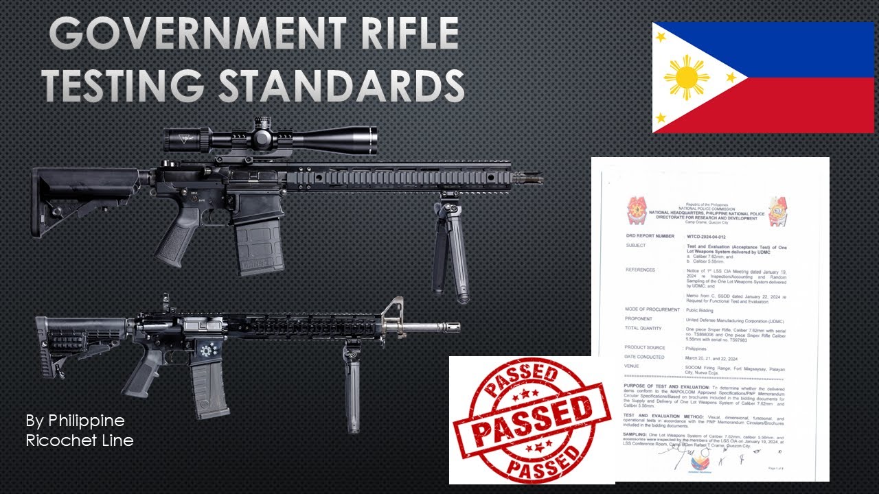PNP's Rifle Acceptance Testing Standards (Usapang Baril 37) - YouTube