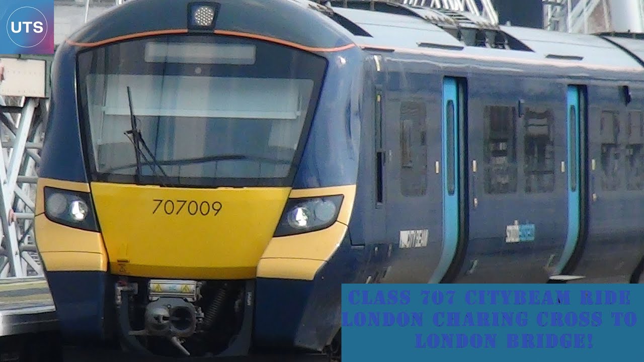 I Ride My First SouthEastern Class 707 CityBeam Train From London ...