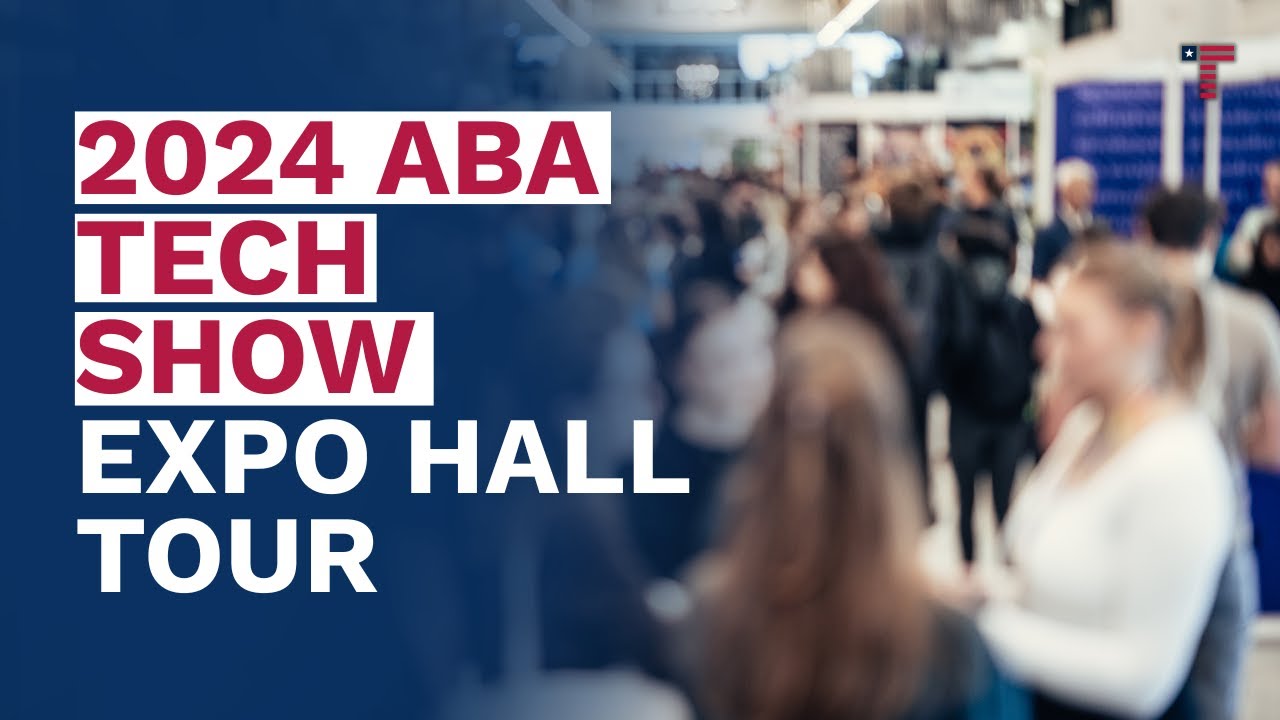 The 2024 ABA Tech Show Expo Hall - YouTube