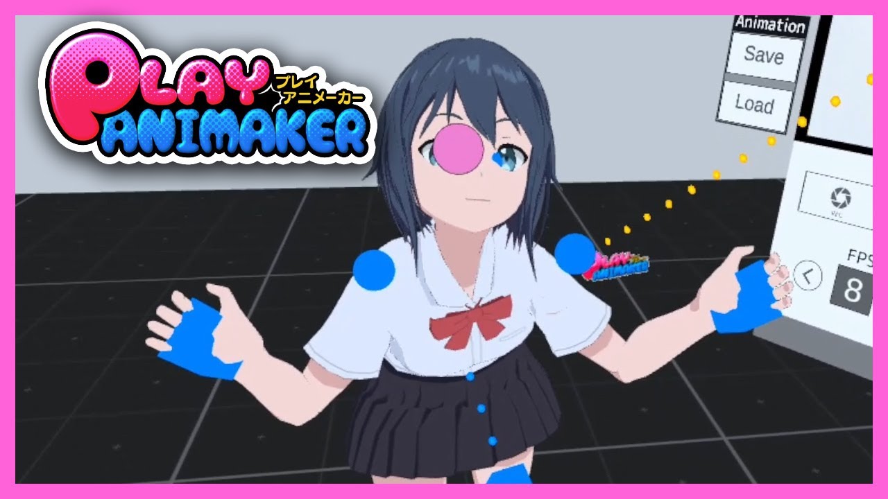Cute Anime Girl Figure Animated in Virtual Reality (VR) - YouTube