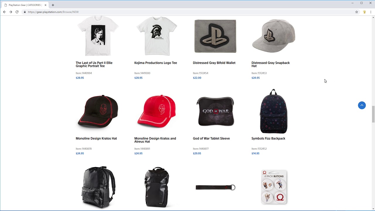 PlayStation Gear Store Renovated (2019) - now includes Hideo Kojima ...