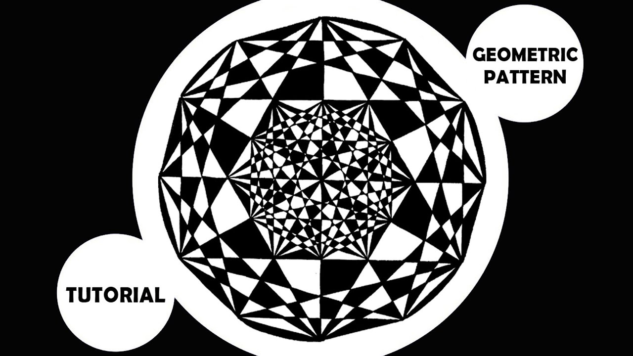 Geometric Pattern Tutorial | Geometric Art for Beginners | Geometric ...