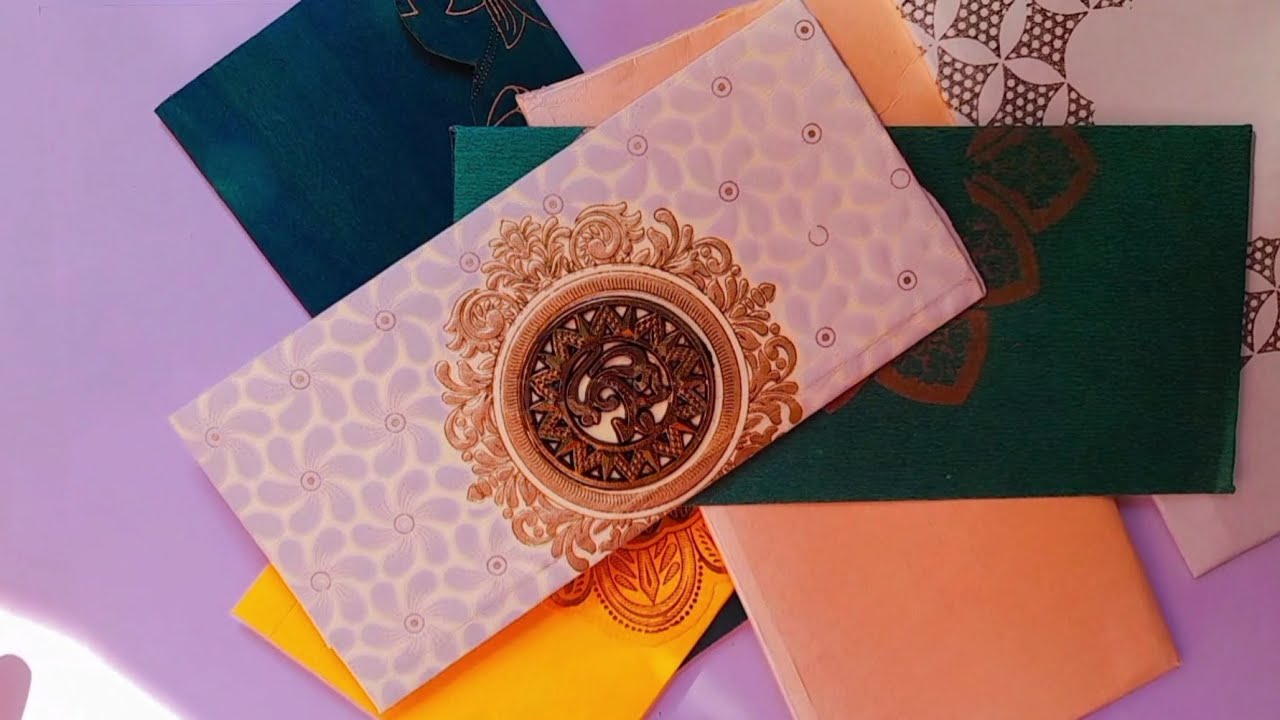 envelope tutorial | shadi wale card se shagun ️ ️📏 ka card banaye sath ...