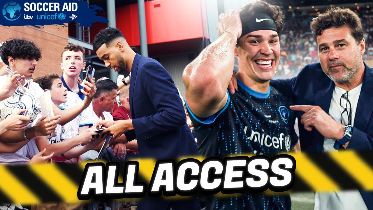 Soccer Aid 2023 All Access | Matchday Behind the Scenes - YouTube