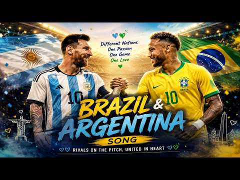 FIFA World Cup 2026 Best Song | Brazil 🇧🇷 & Argentina 🇦🇷 United Anthem | Official Fan Song