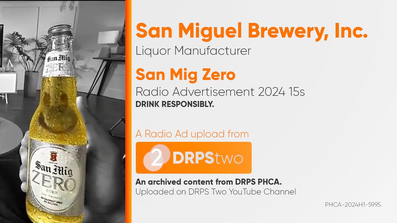 San Mig Zero Radio Ad 2024 15s - YouTube