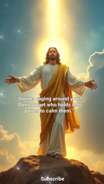 "Tired of life's storms? God controls the wind and waves." - YouTube