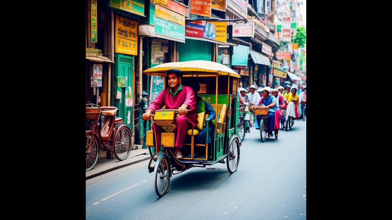 Rickshaws: The Human-Powered Cabs of Yesteryear - YouTube