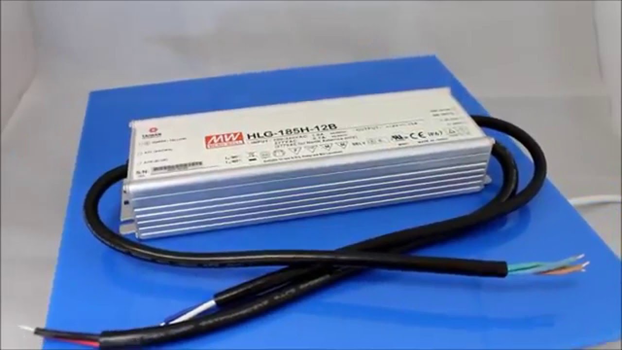 Mean Well - HLG-185H Series - YouTube