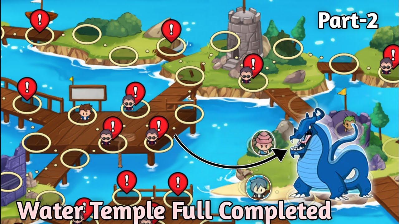 😍Water Temple Full Complete Gameplay [Part-2] | Dynamons World Water ...