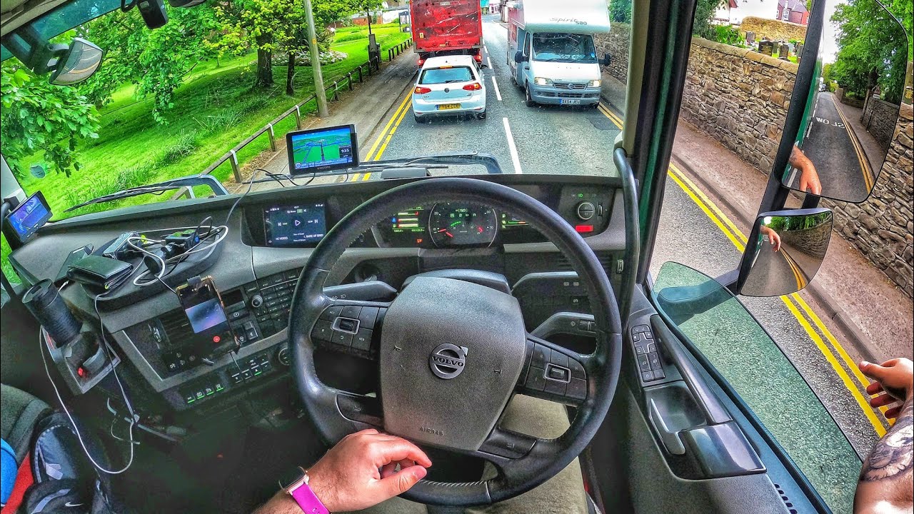POV DRIVING VOLVO TRUCK adrian cox UK - YouTube