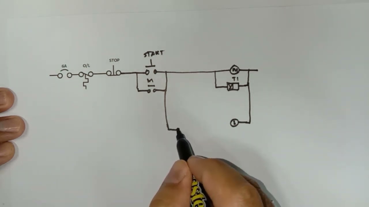 KAWALAN MOTOR STAR DELTA - YouTube