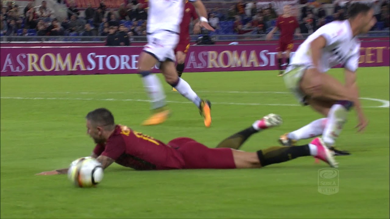Il gol di Perotti - Roma - Crotone 1-0 - Giornata 10 - Serie A TIM 2017 ...