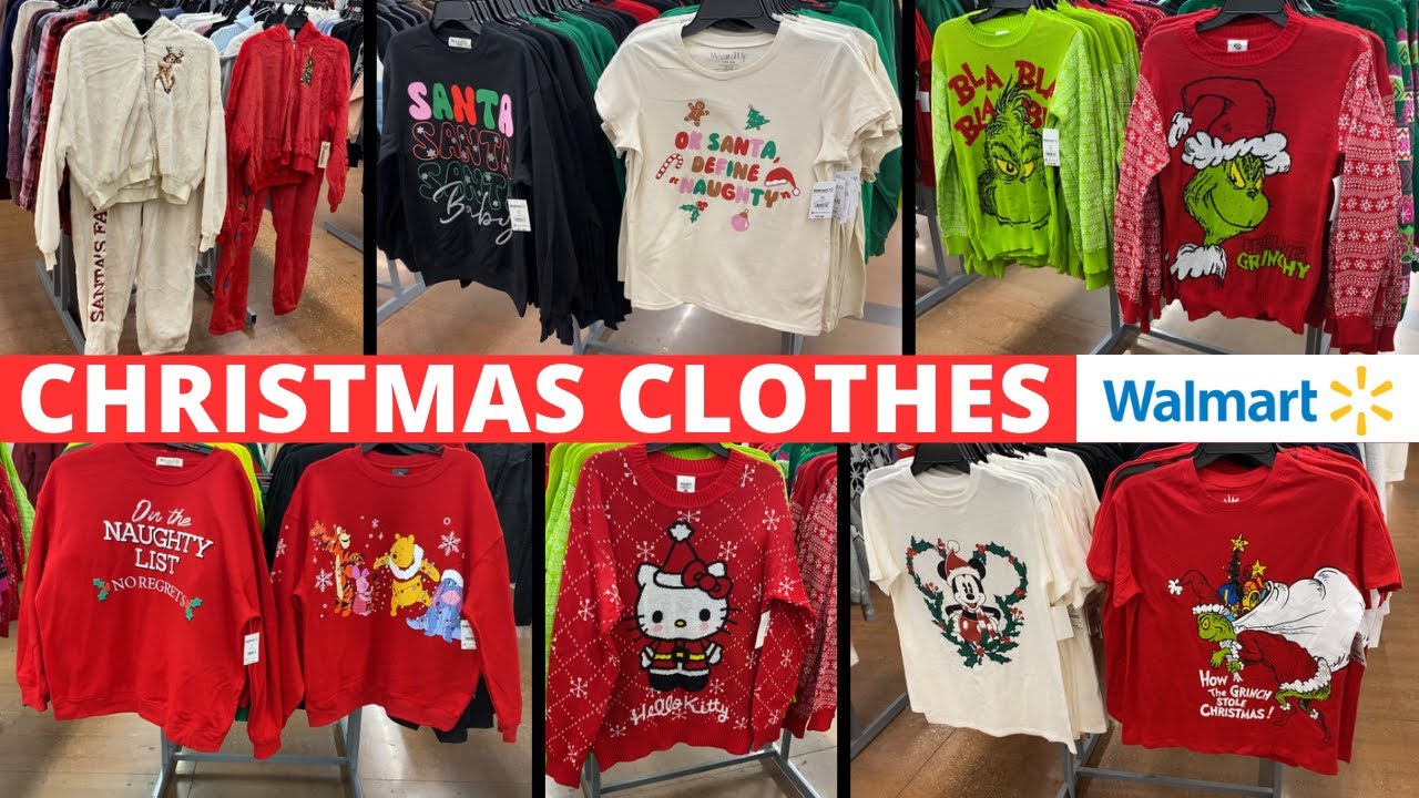 😍ALL OF THE WOMEN’S CHRISTMAS CLOTHES AT WALMART‼️WALMART WOMEN’S ...