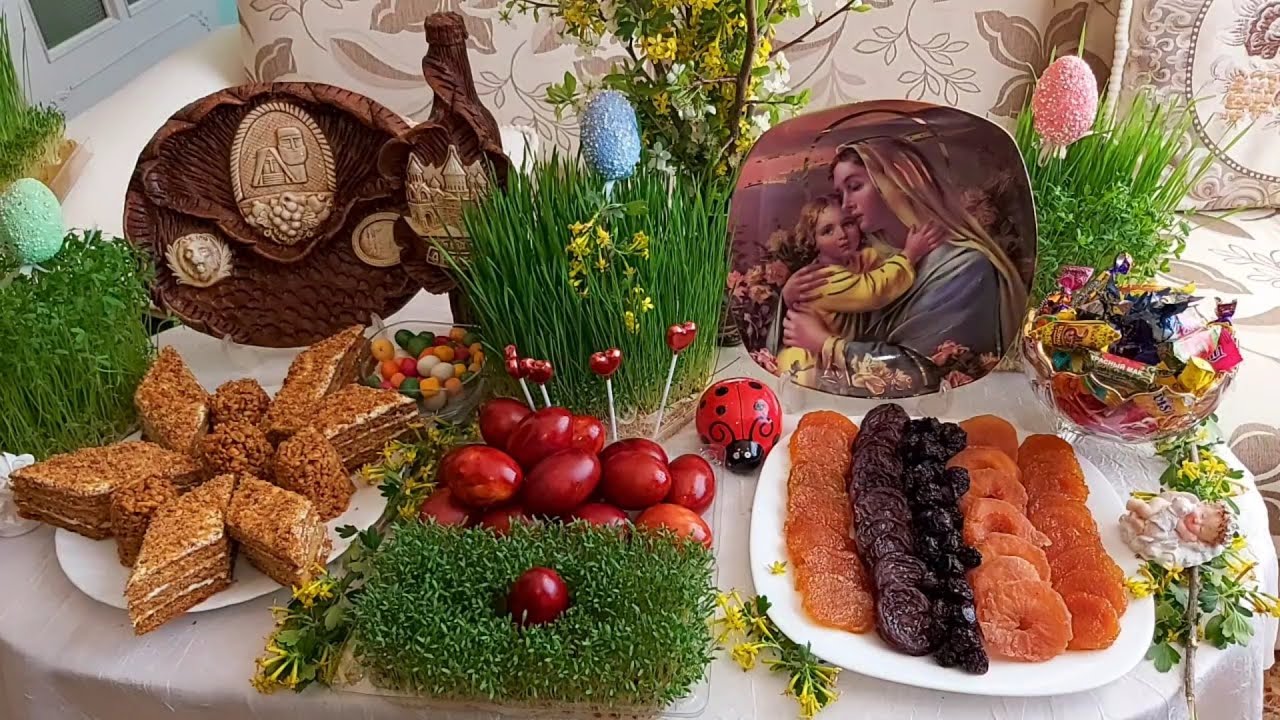 Քրիստոս հարյավ ի մեռելոց Օրհնյալ է հարությունը Քրիստոսի։ Զատկի սեղան
