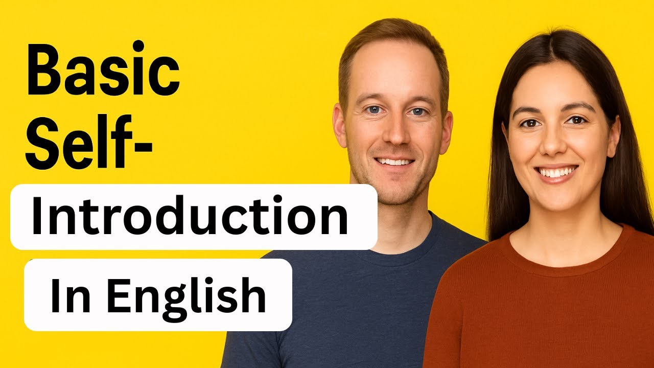 Learn How to Introduce Yourself in English (Beginner Level)| Slow ...