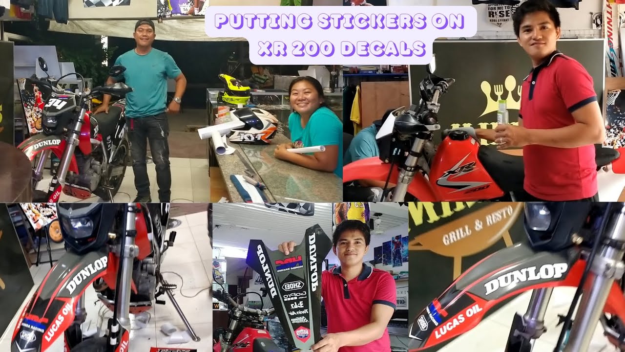 XR200 Decals - YouTube