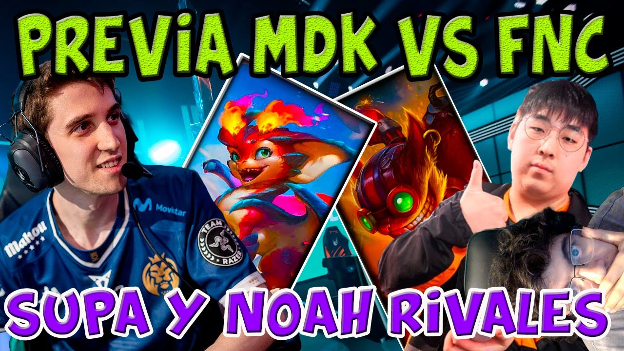 Enemigos acérrimos MDK Supa (Smolder) vs FNC Noah (Ziggs) con Jan Oblak en portería - YouTube