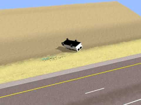 Vehicle Rollover Animation - YouTube