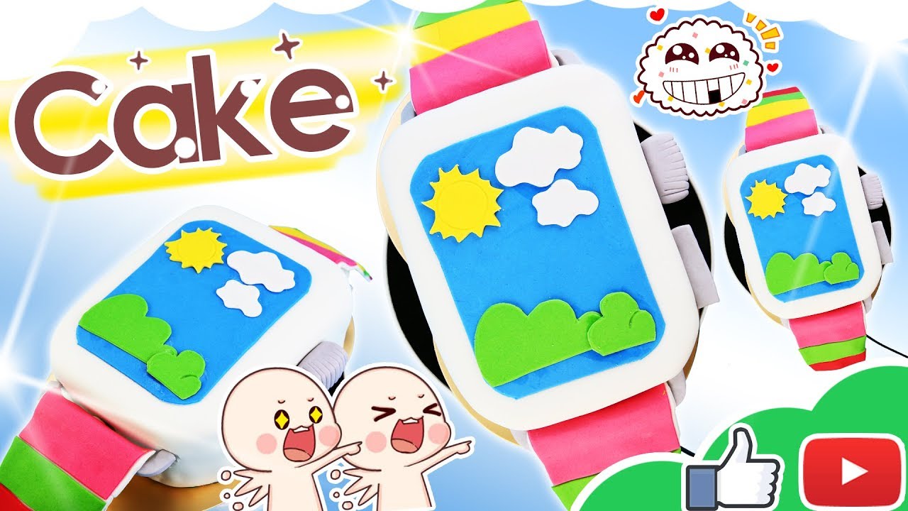 Apple iWatch Birthday Cake! How To Make Cake At Home | Cake Recipes ...
