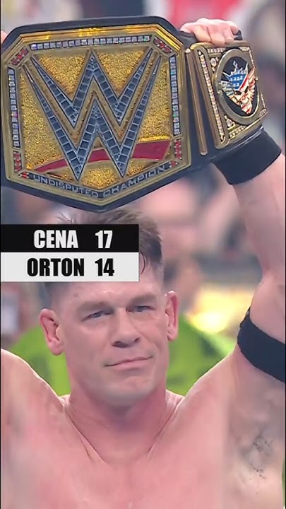 John Cena Vs Randy Orton Champions Comparison 🥶🥵 #wwe #shorts #wrestling - YouTube
