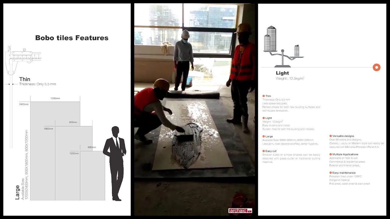 Bobo tiles Installation - YouTube