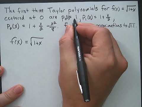 Calculus: Basic Taylor Series Approximations - YouTube