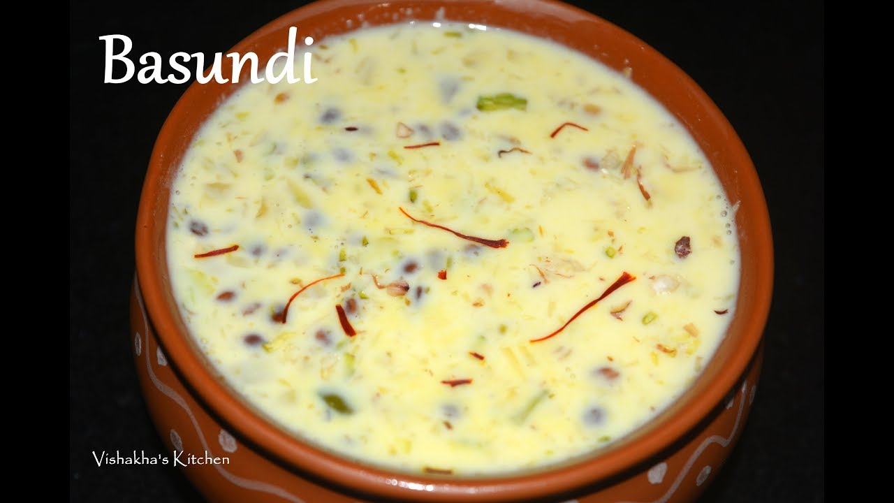 बासुंदी | Basundi Recipe | Traditional basundi recipe | Vishakha's ...