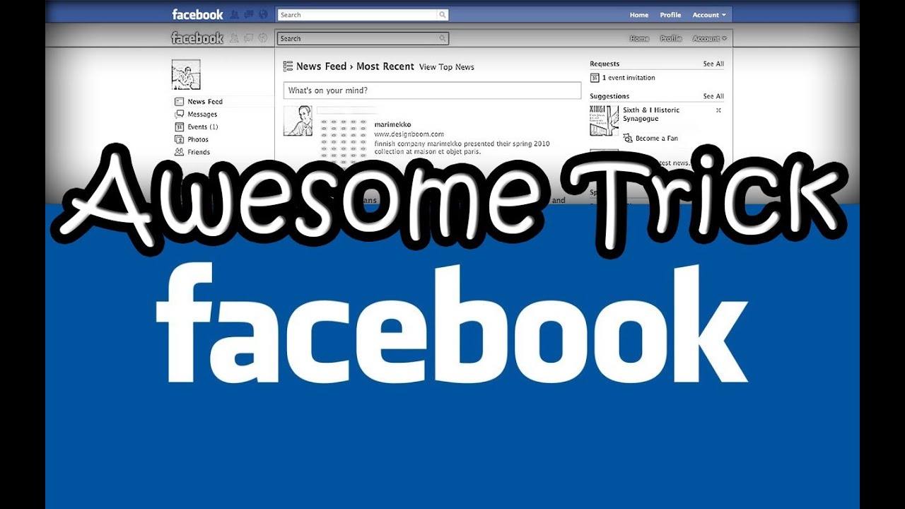 Cool And Awesome Facebook Tricks You Can Use To Prank Friends - YouTube
