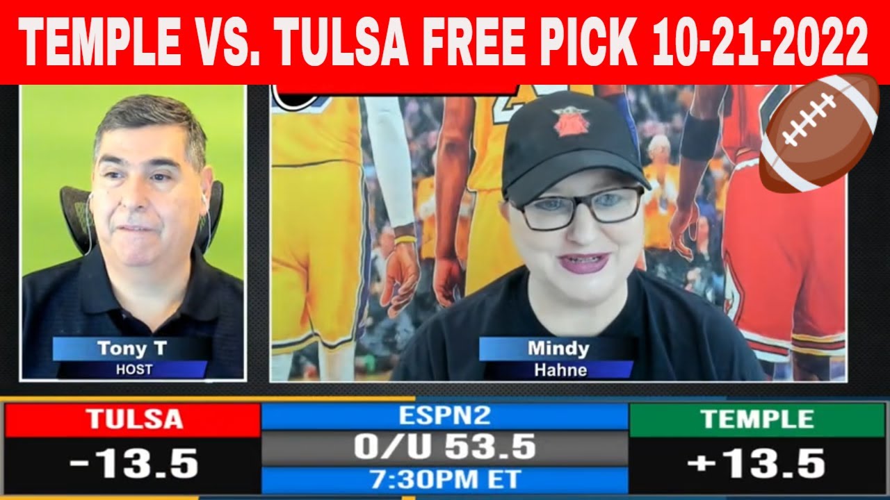 Temple vs Tulsa 10/21/2022 Week 8 FREE College Football Picks on NCAAF ...