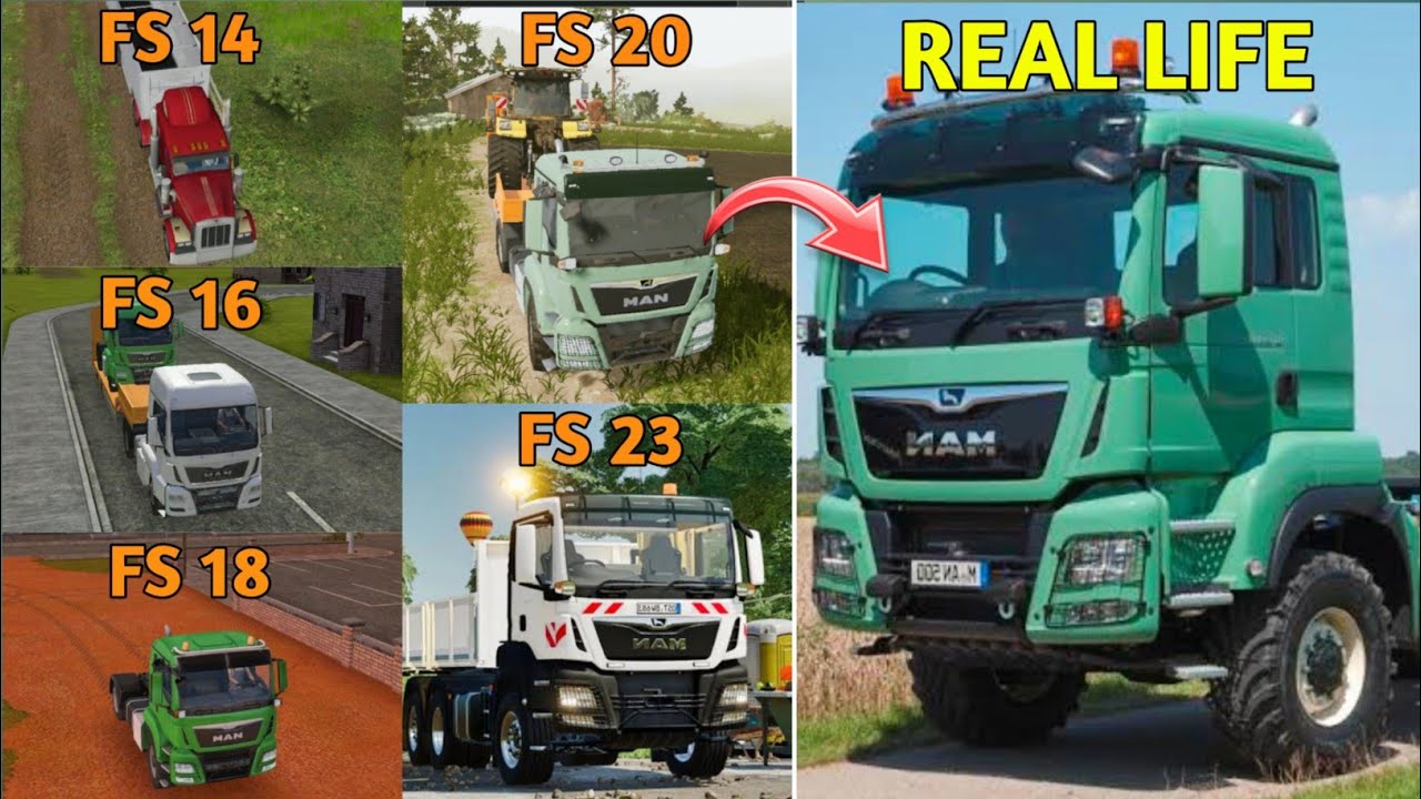 Fs 14 Vs Fs 16 Vs Fs 18 Vs Fs20 Vs Fs 23 All Trucks In Real Life🔥 ...