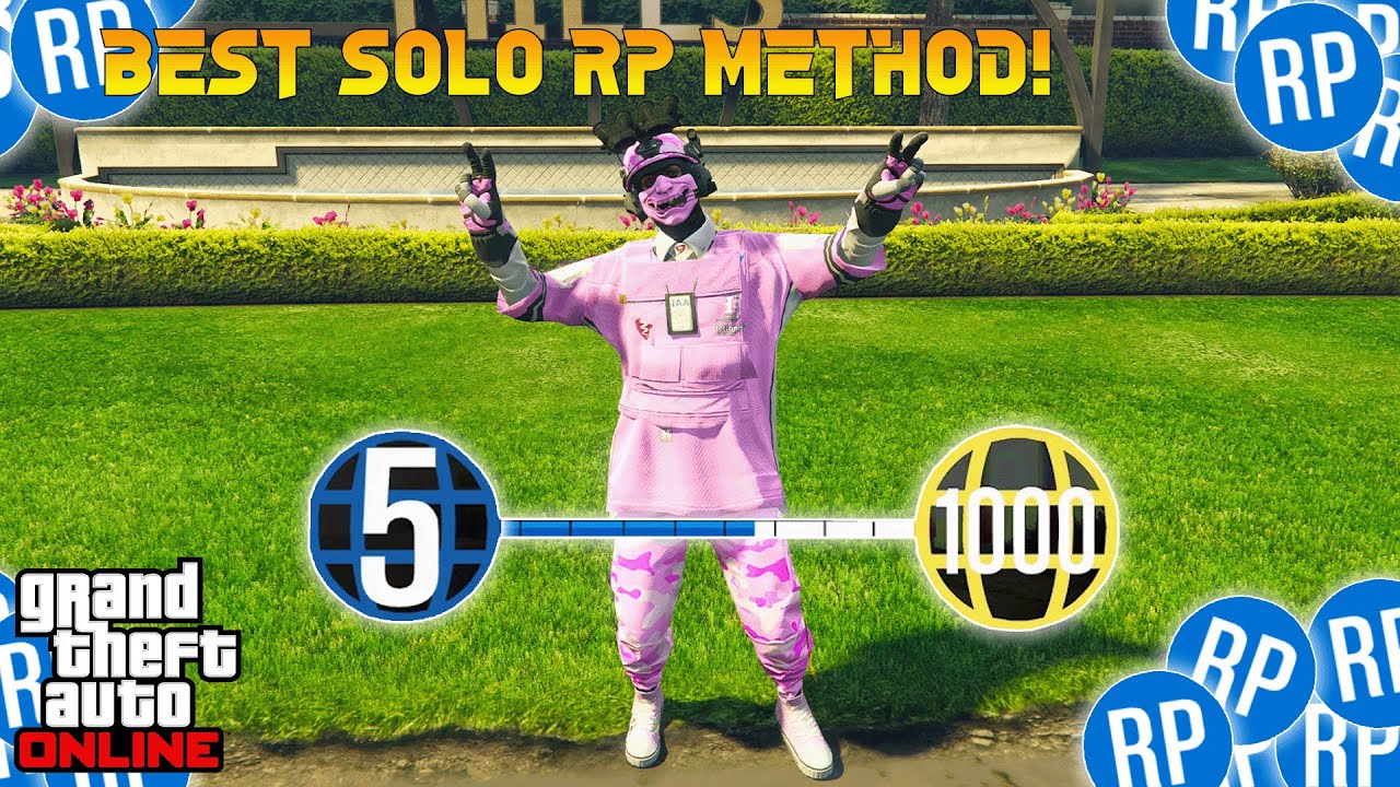 EASIEST GTA 5 RP Method! *AFTER PATCH 1.64* Rank Up Very FAST! GTA 5 RP ...
