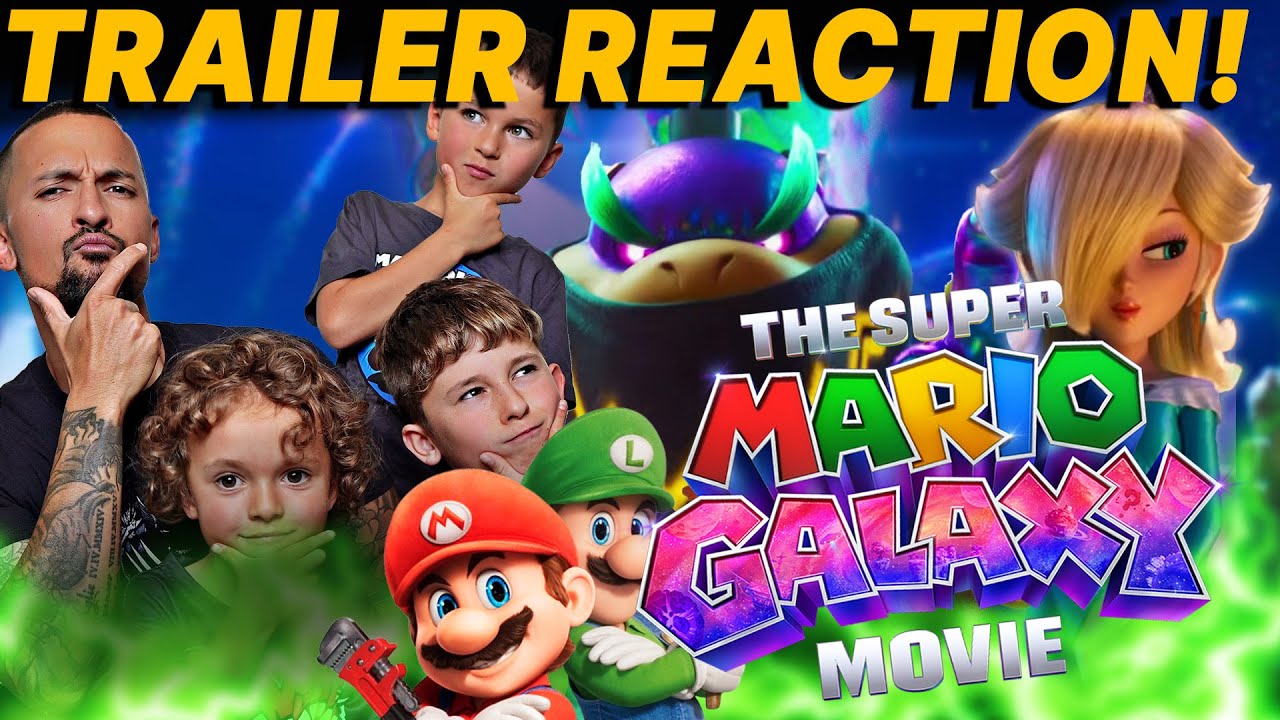 THE SUPER MARIO GALAXY MOVIE OFFICIAL TRAILER LOOKS... | Nintendo ...