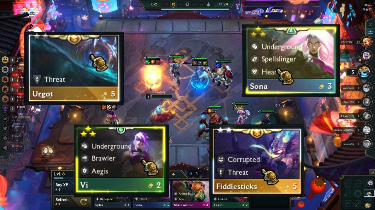 TFT Set 8 Underground 6 lvl cheist - YouTube