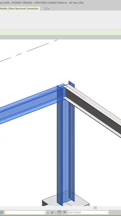 How To Create Structural Connections In Revit - YouTube