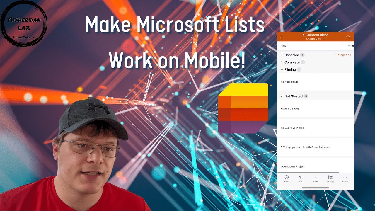 5 Minutes to Make Microsoft Lists Work Smoother on Your Phone! - YouTube