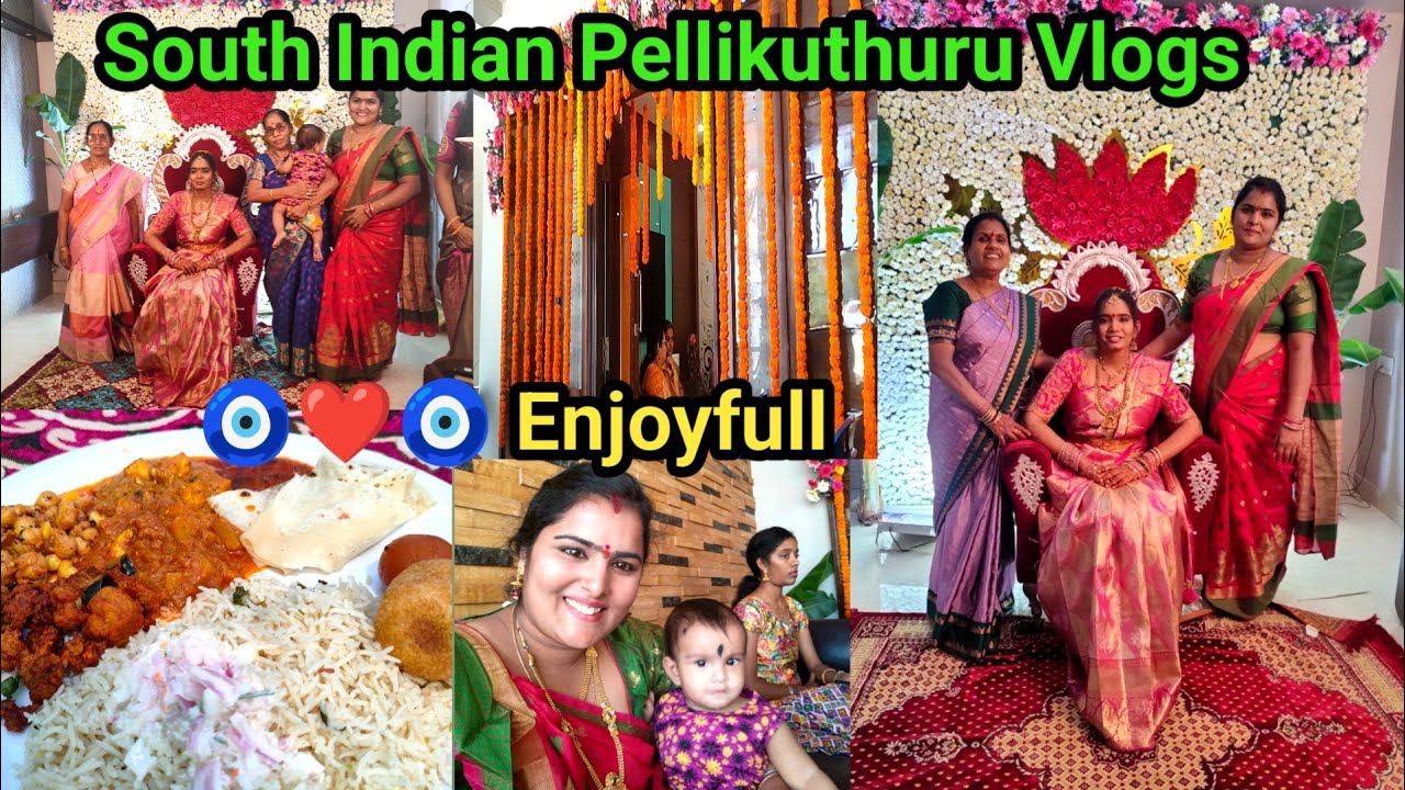 South Indian Pellikuthuru / South Indian Traditional l South indian Pellikuthuru Function Vlogs ...