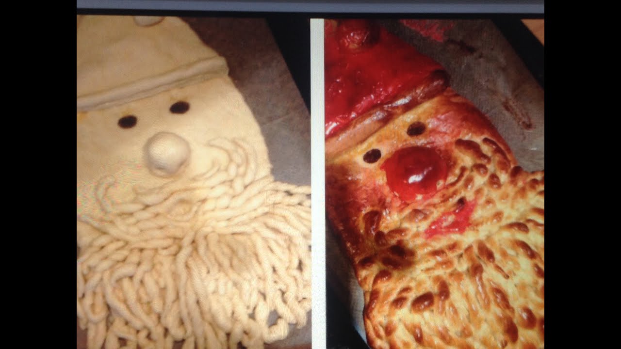 WEIHNACHTSBÄCKEREI #3 NIKOLAUS KOPF aus HEFETEIG selber machen LECKER ...