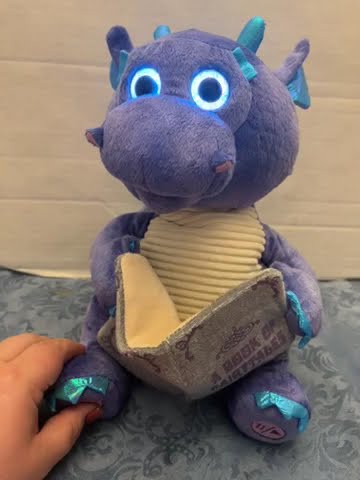 Cuddle Barn Dalton the Storytelling Dragon Animated Plush Talking Reads ...