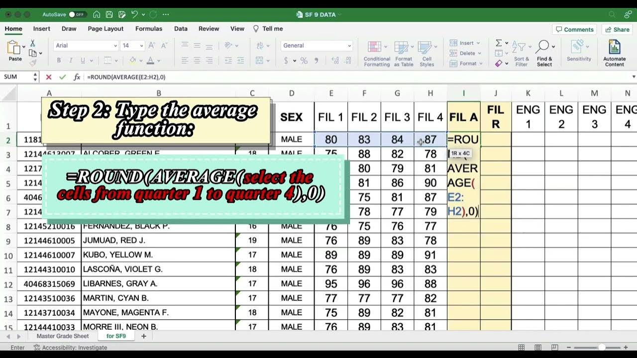 How To Automatically Calculate Average In Three Easy Steps YouTube how-to-automatically-calculate-average-in-three-easy-steps-youtube