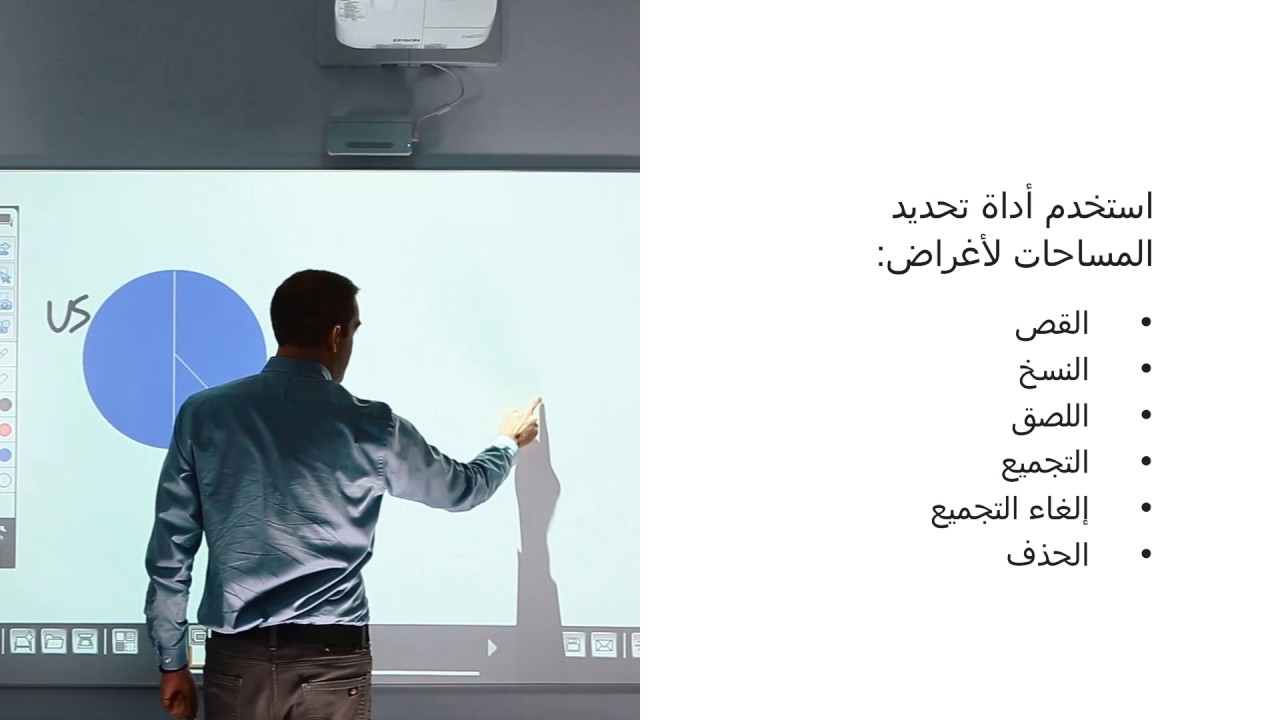 جهاز العرض الضوئي التفاعلي ابسون/ ادوات التعليقات Epson Interactive ...